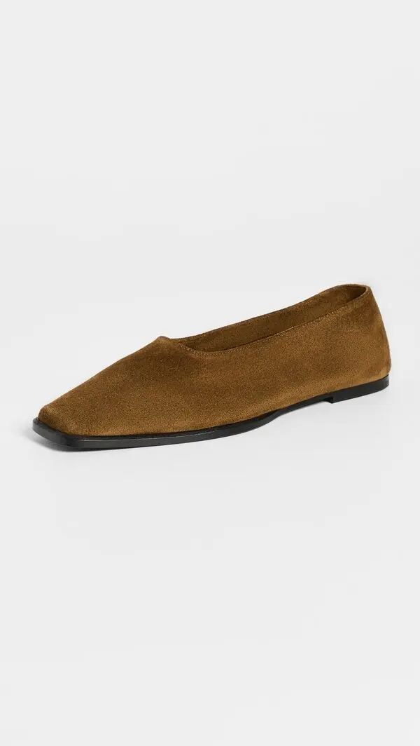 Staud Lewis Suede Flats