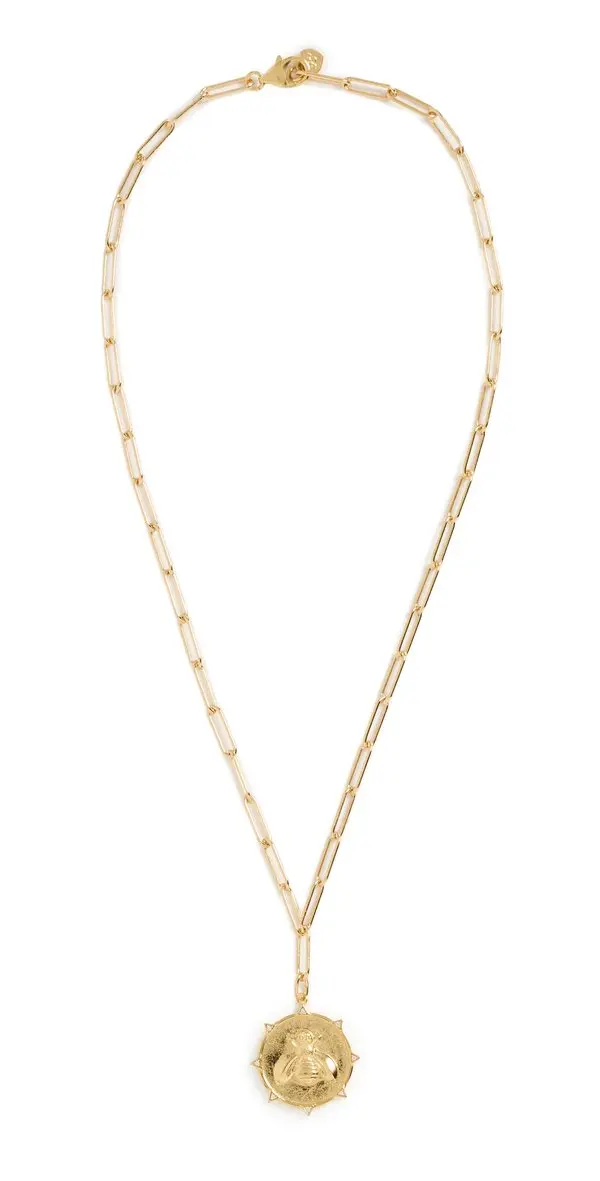 HART Enamel Resilience Bee Coin Necklace