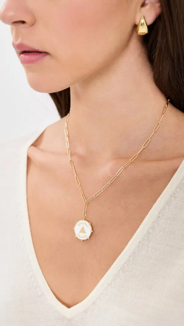 HART Enamel Resilience Bee Coin Necklace