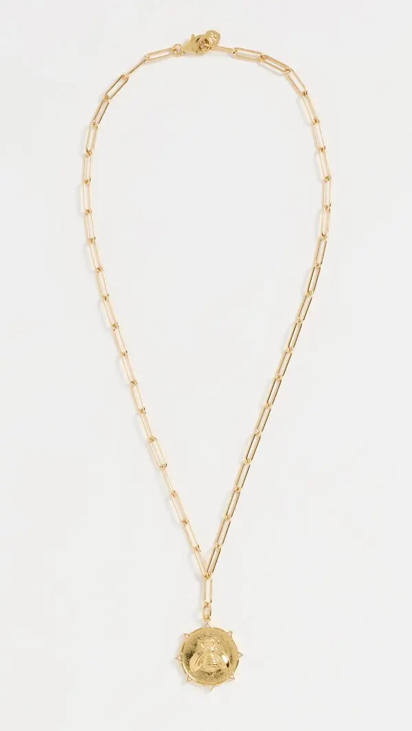 HART Enamel Resilience Bee Coin Necklace