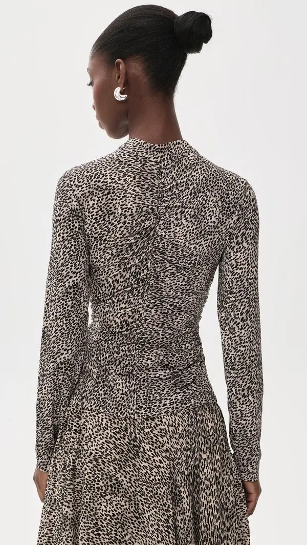 Sea Charlize Print Top