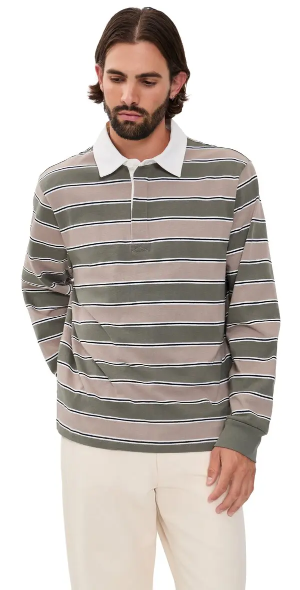 Joe's Jeans Long Sleeve Rugby Shirt