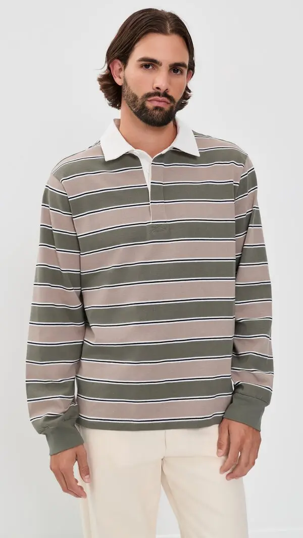 Joe's Jeans Long Sleeve Rugby Shirt