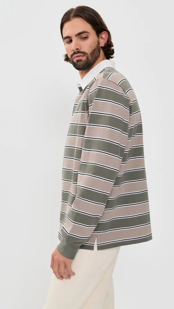 Joe's Jeans Long Sleeve Rugby Shirt