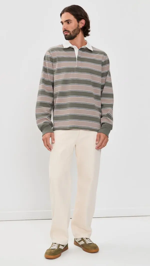 Joe's Jeans Long Sleeve Rugby Shirt