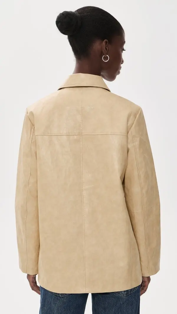 MUSE ASSEMBLY Maggie Faux Leather Jacket