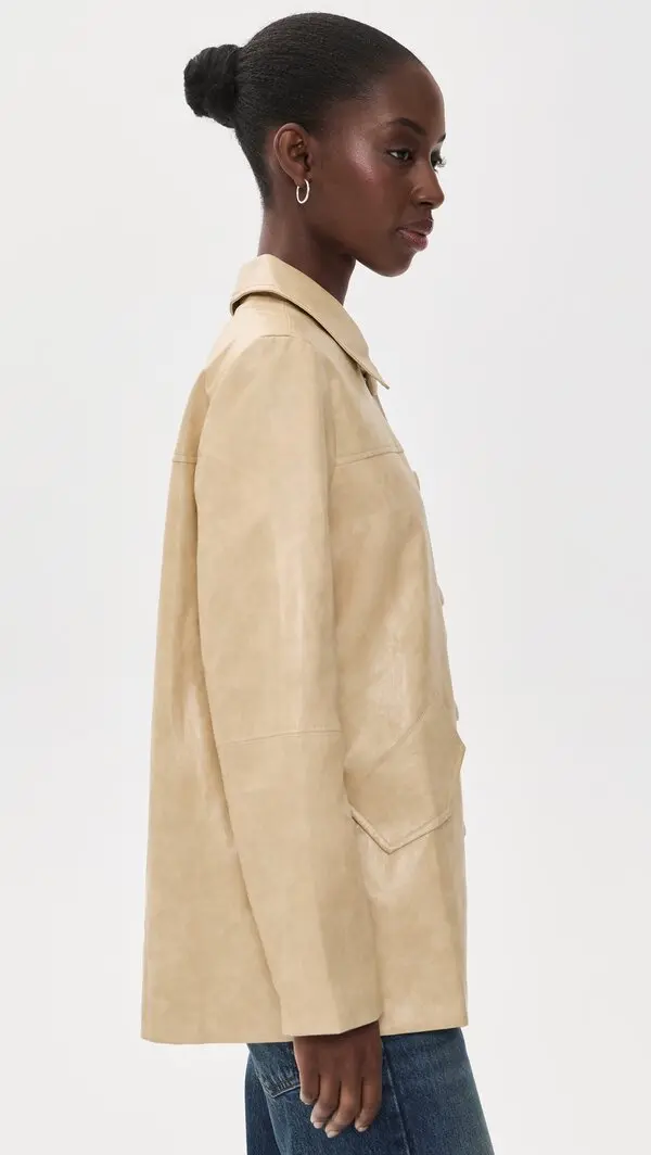 MUSE ASSEMBLY Maggie Faux Leather Jacket