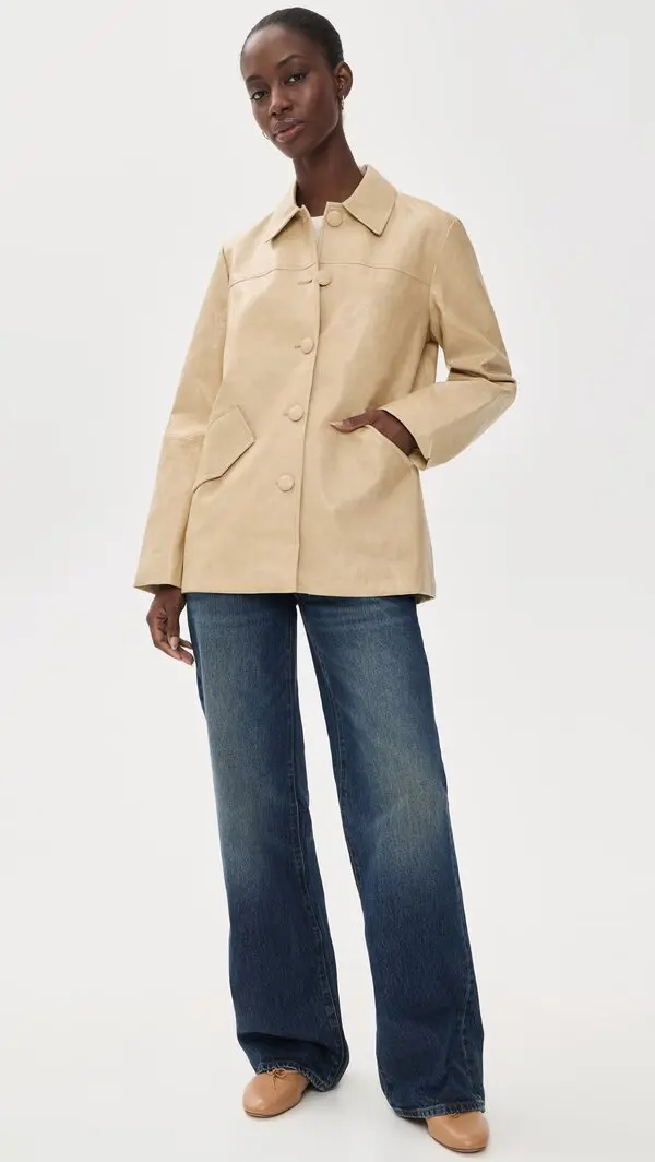 MUSE ASSEMBLY Maggie Faux Leather Jacket