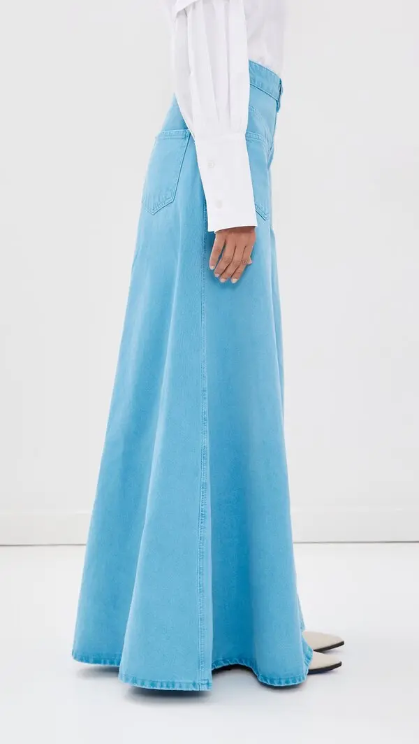 A.W.A.K.E. Mode A. W.a. K.e. Mode Super Wide Leg Mirror Jeans