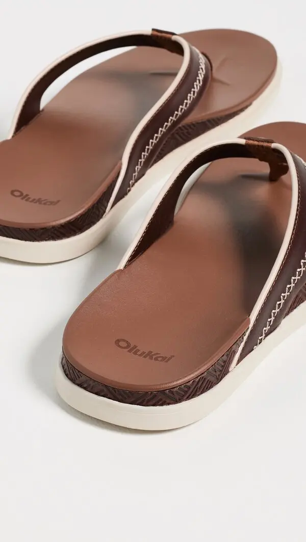 Olukai Shoreline Leather Sandals