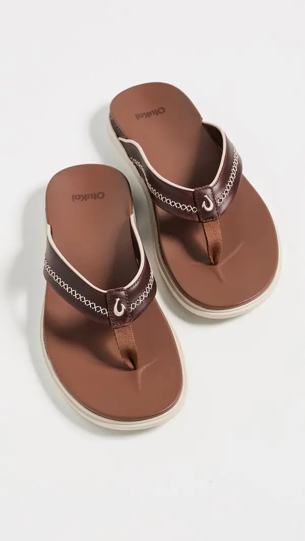 Olukai Shoreline Leather Sandals