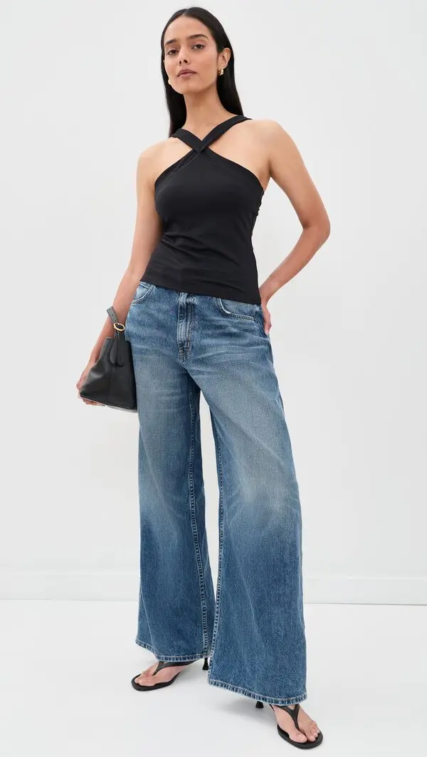 Susana Monaco V Center Strap Top