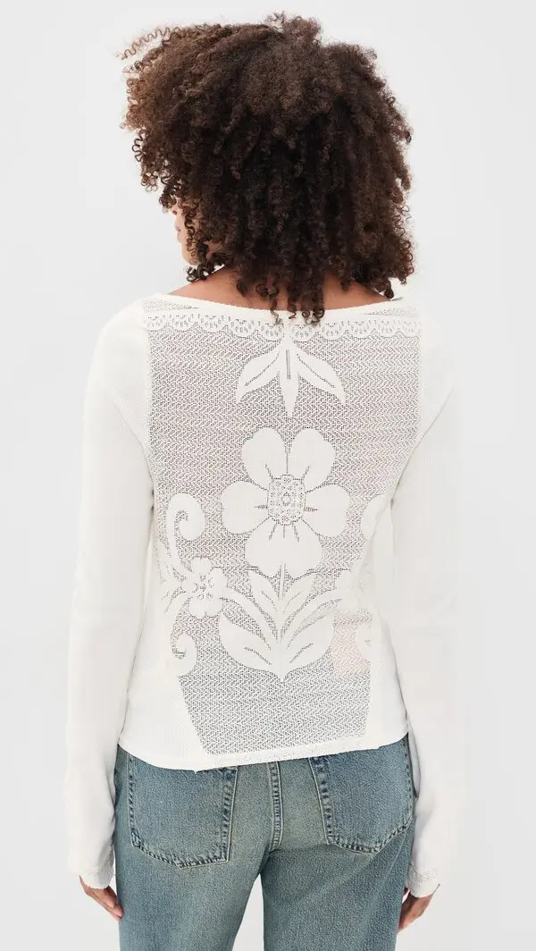 Free People Delilah Long Sleeve Tee