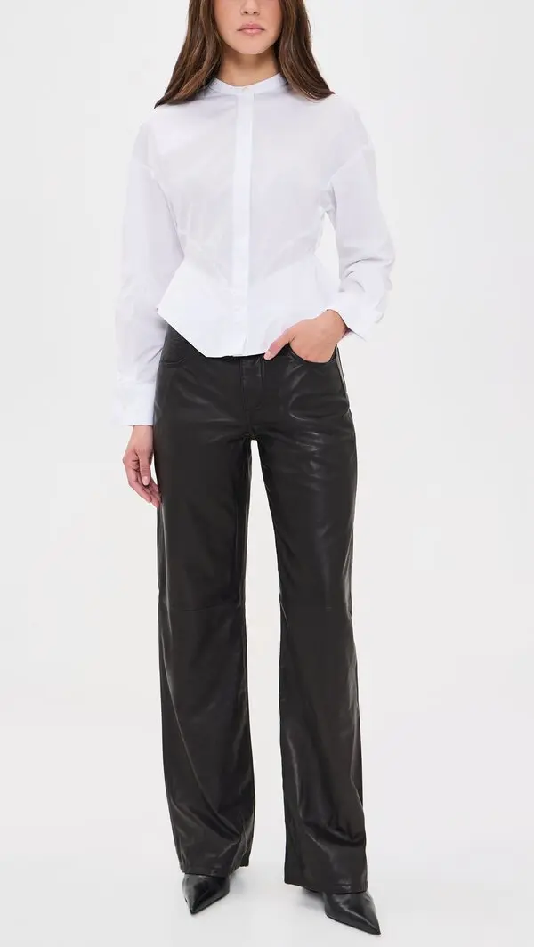 Staud Gus Leather Pants