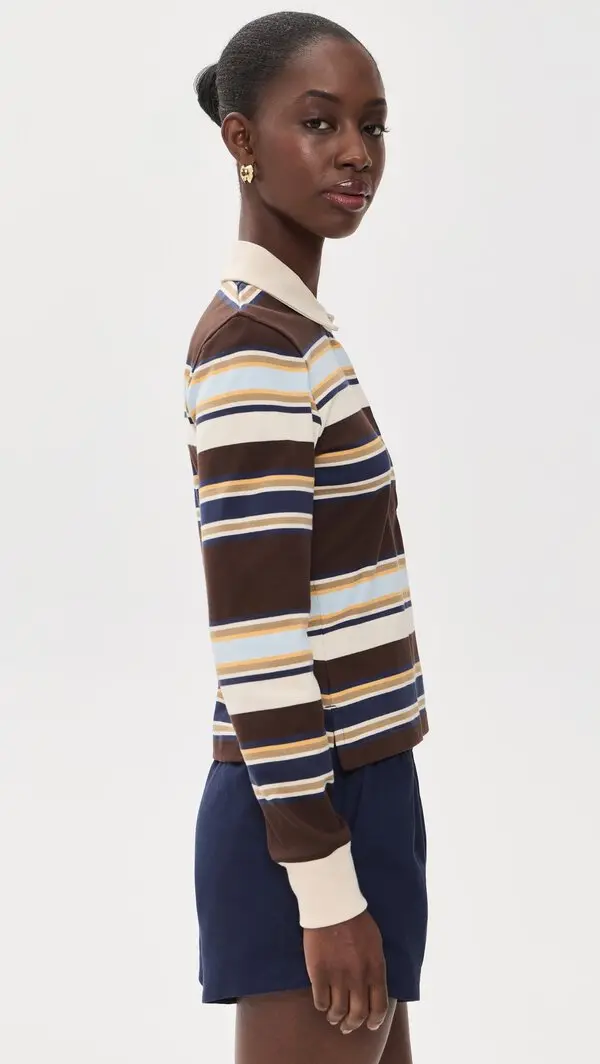 ROWING BLAZERS Beaumont Striped Rugby Shirt