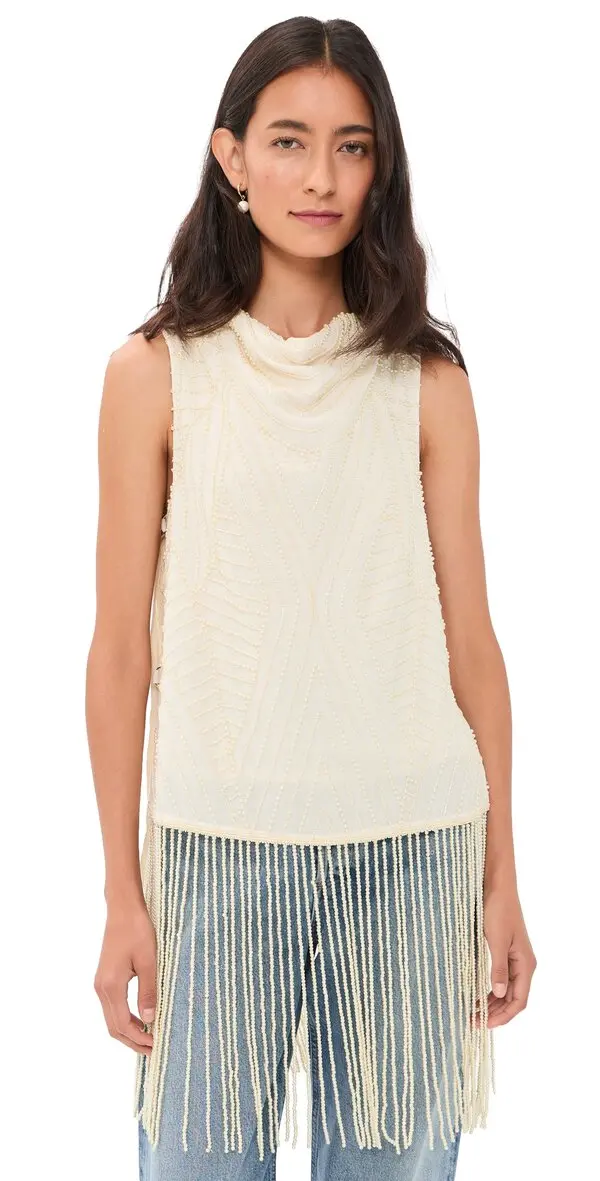 Sea Carlotta Fringe Top