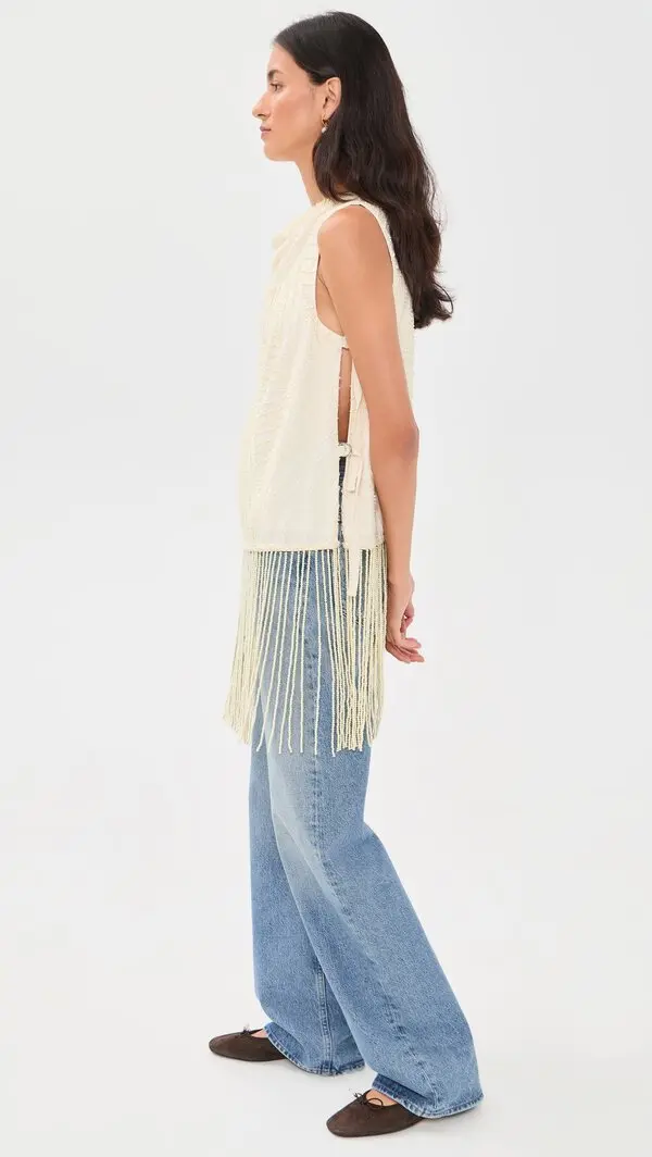 Sea Carlotta Fringe Top