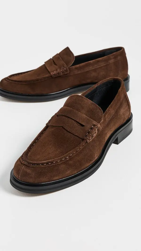 VINNY'S Lee Vale Suede Loafers