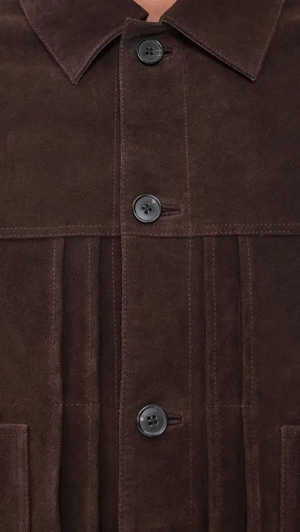 Madewell Suede Trucker Jacket