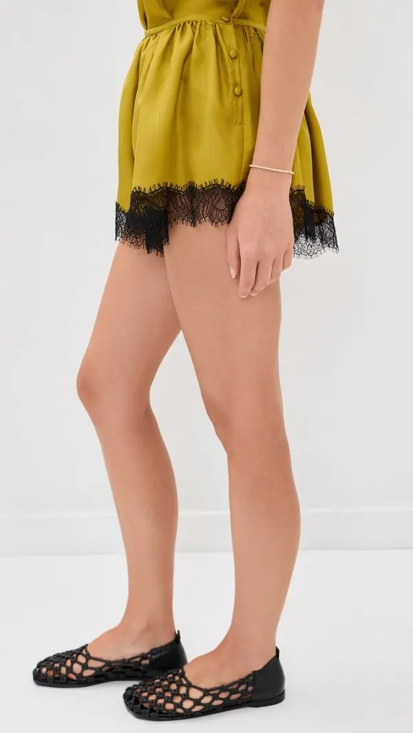 Ulla Johnson Georgina Silk Shorts