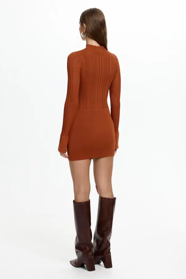 Significant Other Kinga Long Sleeve Mini Dress