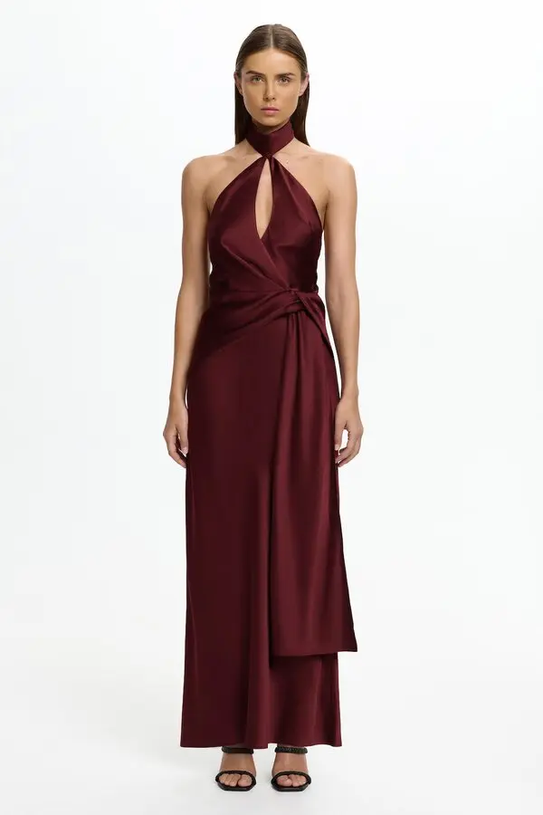 Significant Other Daira Maxi Dress - Bordeaux