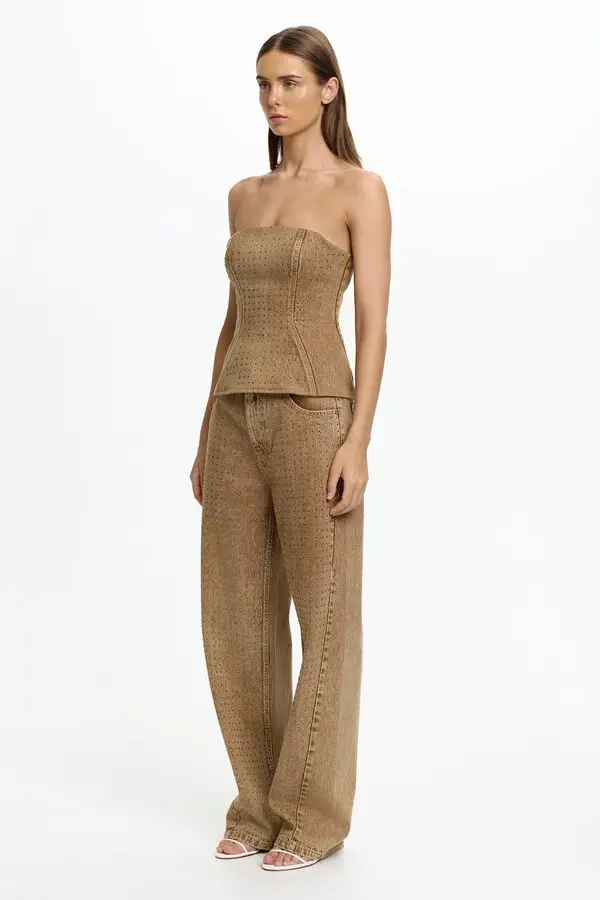 Significant Other Mirha Strapless Top