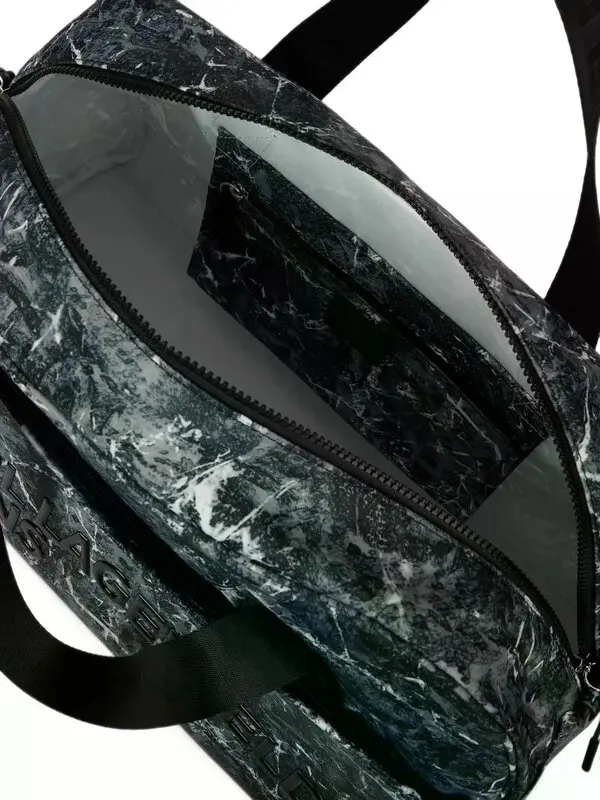Karl Lagerfeld All-over Print Logo Gym Bag - Grey