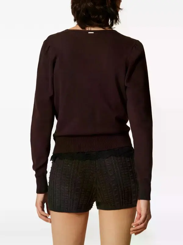 TWINSET Viscose-blend Crossover Jumper