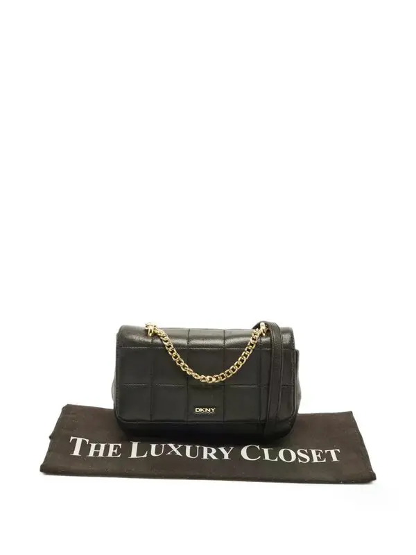 Dkny Quilted Leather Shoulder Bag