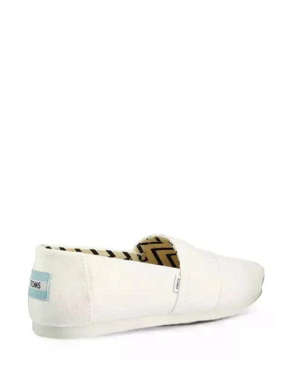 Toms Alpargata Cotton Slip-ons - White