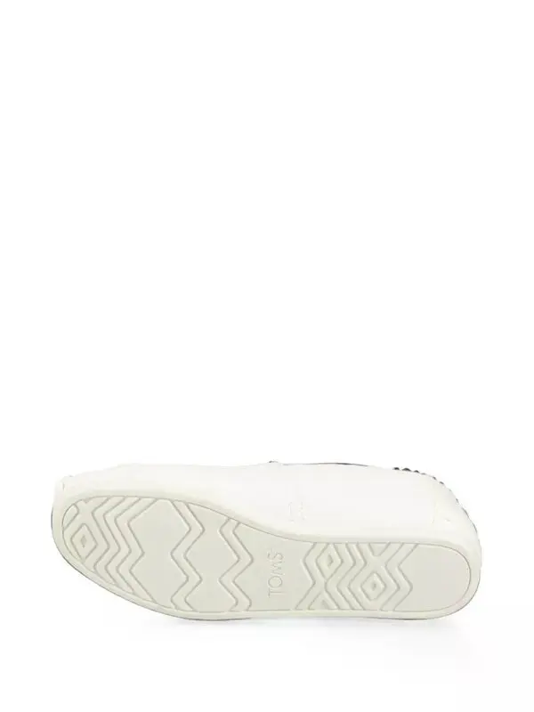 Toms Alpargata Cotton Slip-ons - White