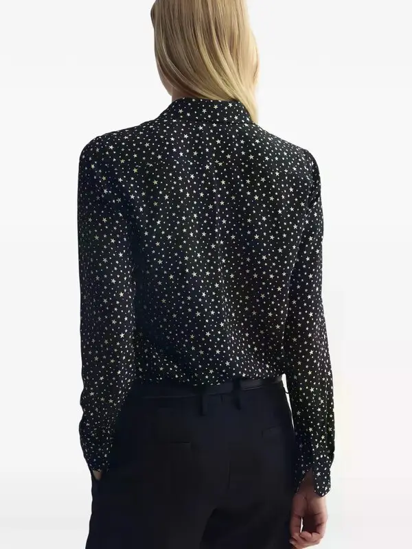 NILI LOTAN Gaia Star-print Shirt