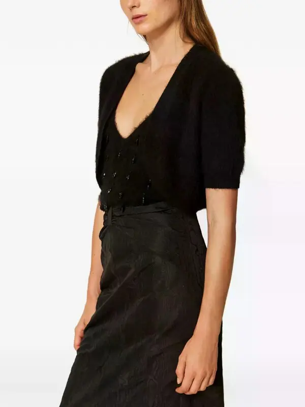 TWINSET Brushed Wool-blend Shrug