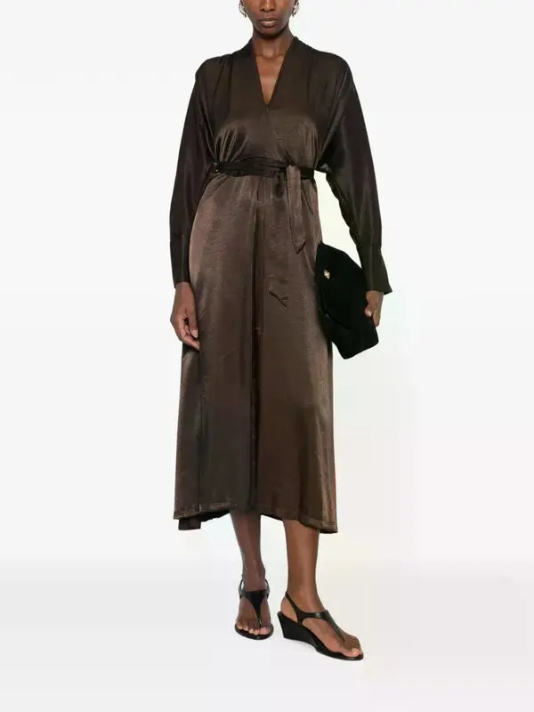 Dixie Belted Wrap Midi Dress
