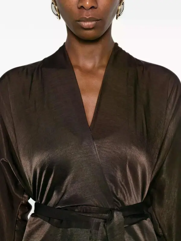 Dixie Belted Wrap Midi Dress