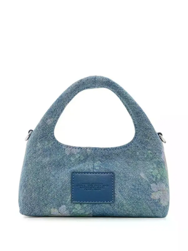 Marc Jacobs Micro Crossbody Sack Bag In Antique Floral Denim