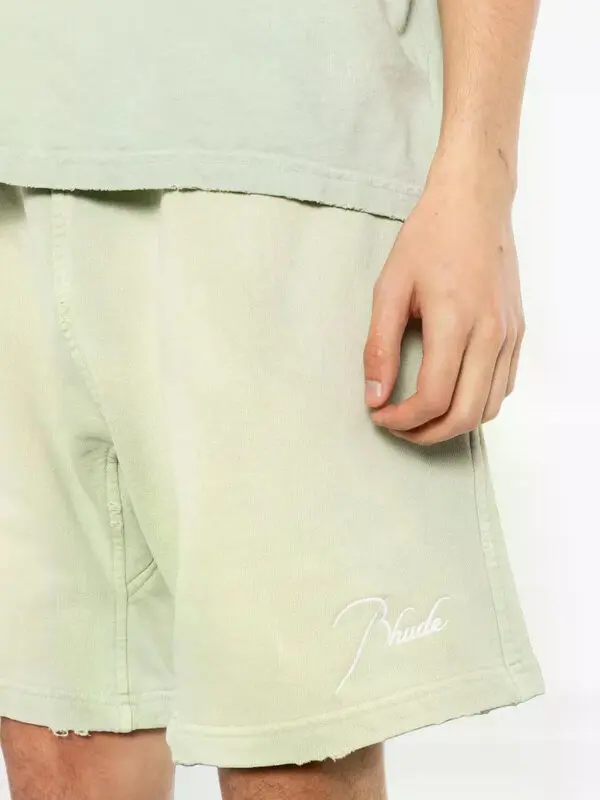 Rhude Logo-embroidered Drawstring Shorts