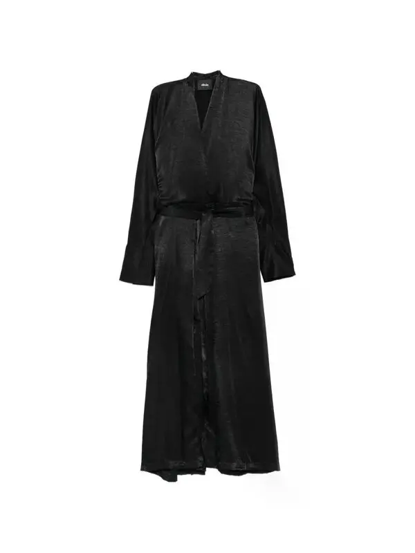 Dixie Wrap-style Belted Midi Dress