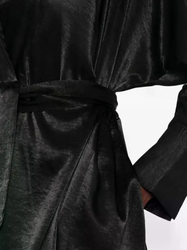 Dixie Wrap-style Belted Midi Dress