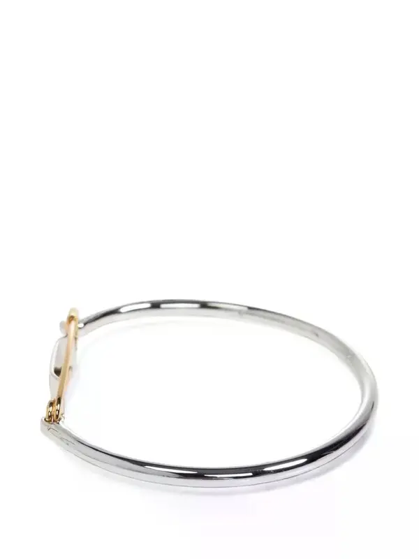 Kate Spade New York Safety-pin Engraved-logo Bracelet