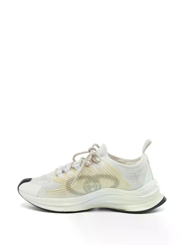 Gucci Run Knit Sneakers - White