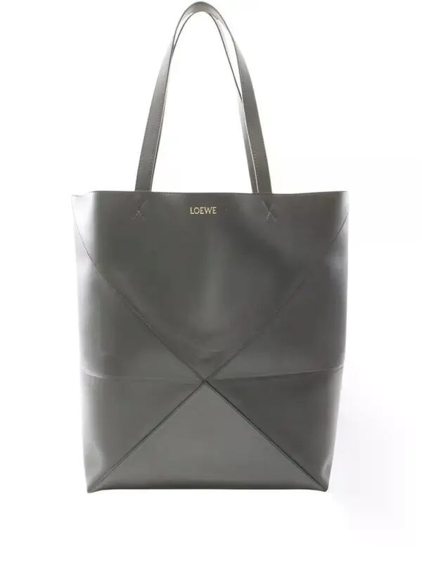 Loewe 2010-2026 Large Calfskin Puzzle Fold Tote Bag