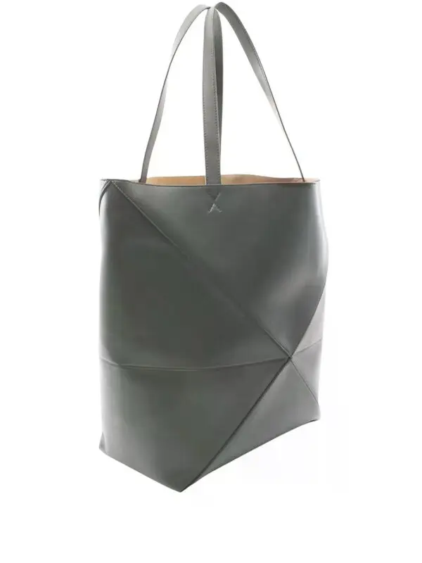 Loewe 2010-2026 Large Calfskin Puzzle Fold Tote Bag