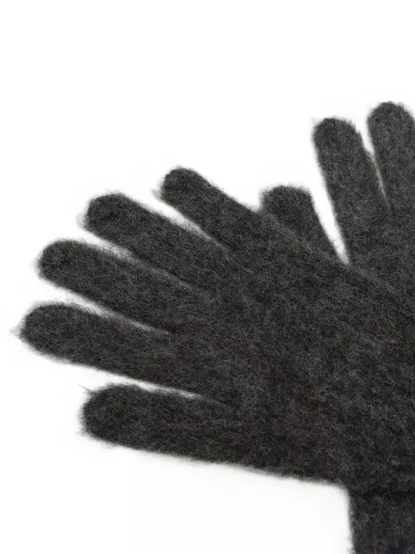 MAISON MARGIELA Brushed-knit Four-stitch Gloves