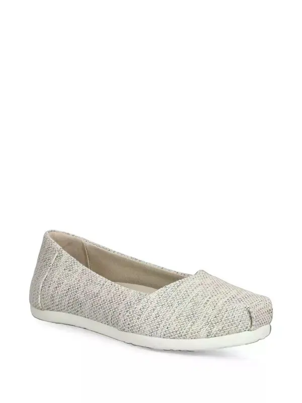 Toms Alpargata Square-toe Ballet Flats