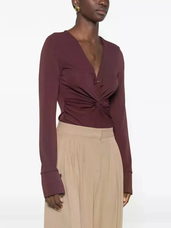Imperial Twist-detail V-neck Bodie
