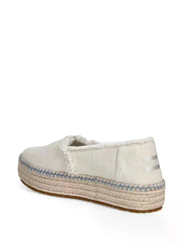 Toms Valencia Frayed Platform Espadrilles