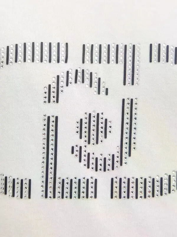Liu Jo Logo-embellished V-neck T-shirt