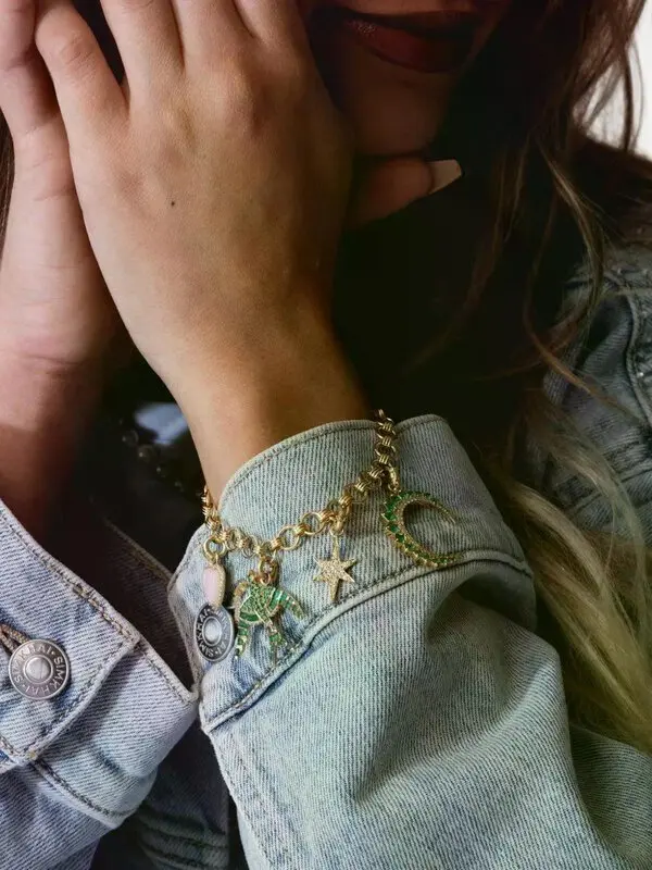 STORROW JEWELRY Alana Opal And Diamond Charm